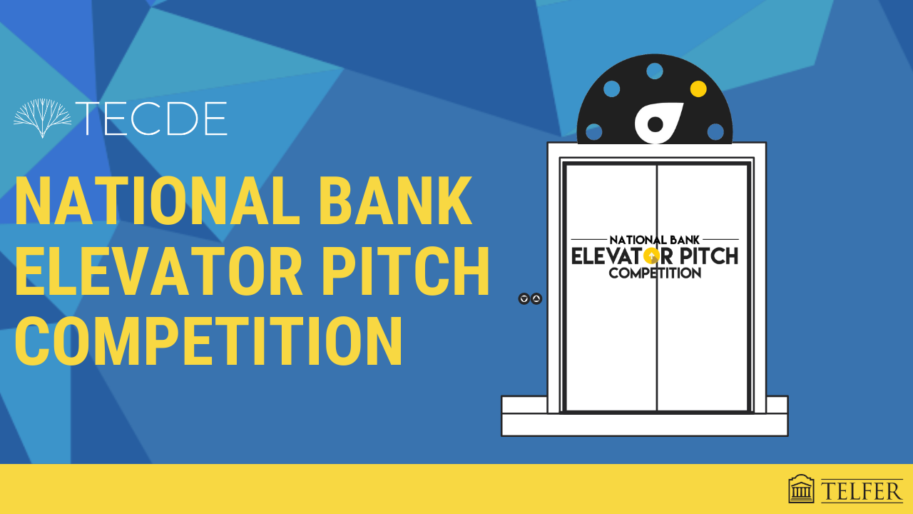 2020 Elevator Pitch Competition - Events - Telfer School of Management